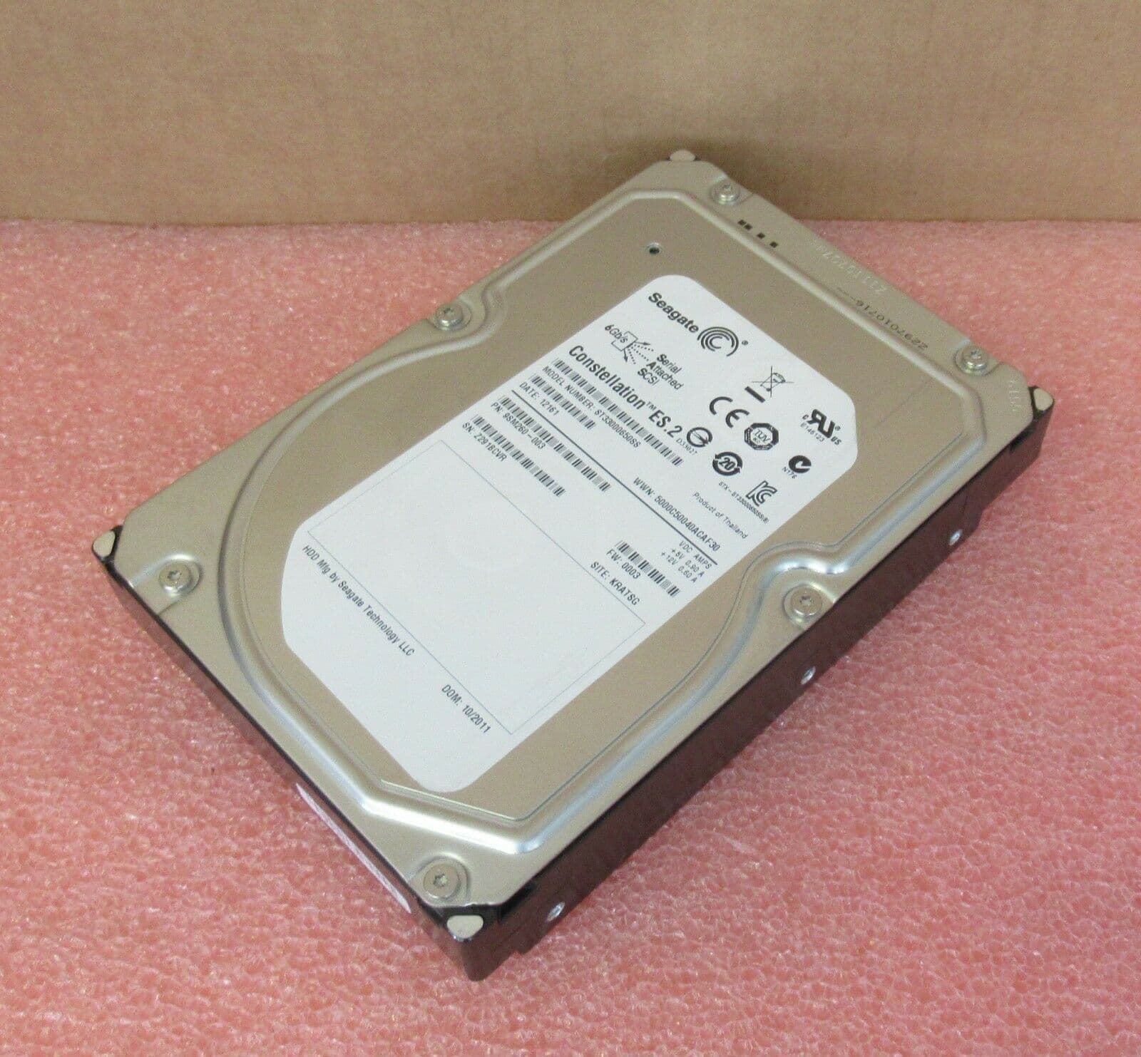 Seagate 3TB 3 5" SAS 6GB/s 7 2K 64MB Server HDD Hard Drive ST33000650SS