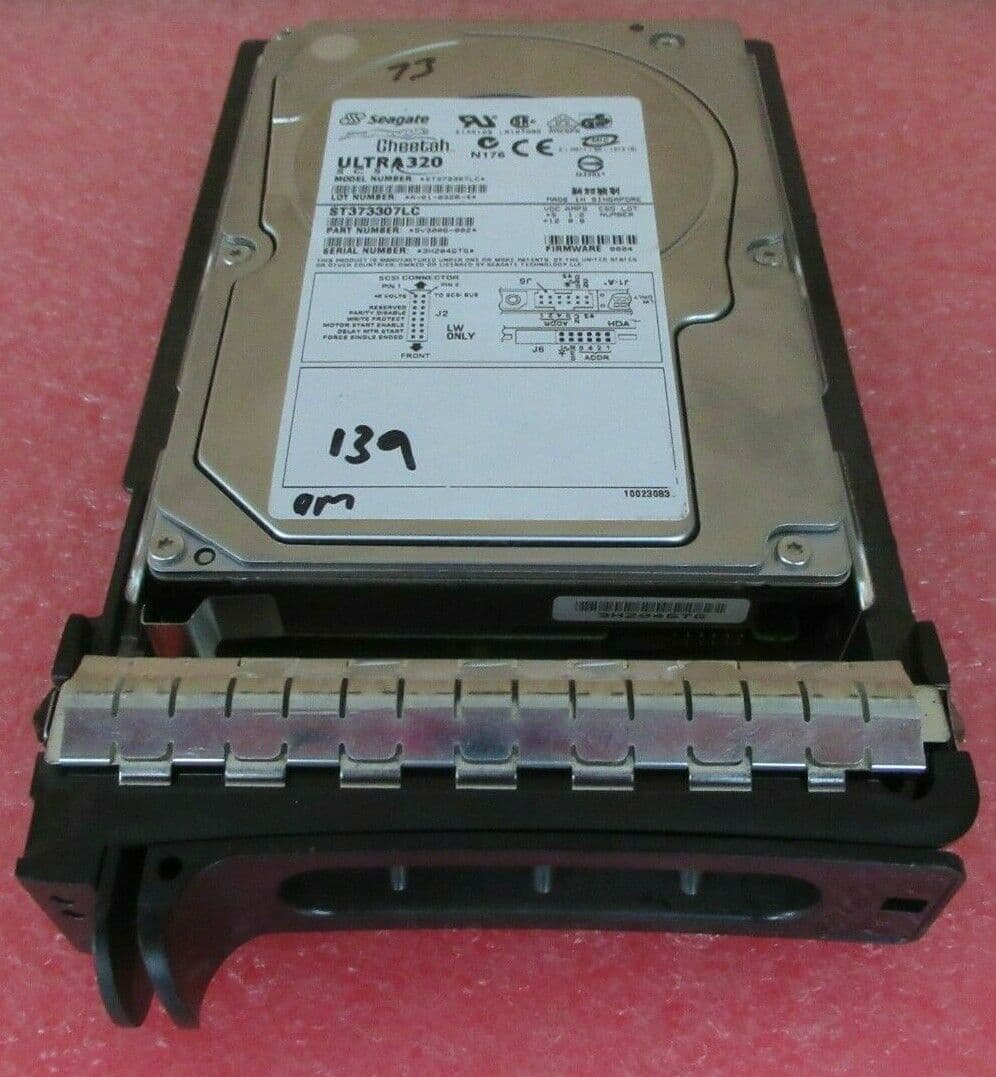 Seagate 73GB 3 5" Ultra 320 SCSI 10K Server Hard Drive HDD in Caddy ...