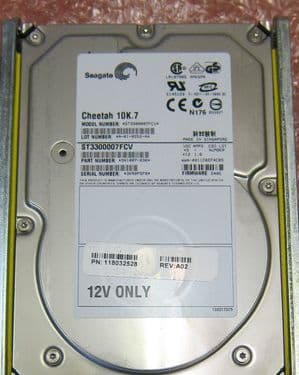 Seagate Cheetah 15k 5 SAS SCSI 300GB Hard Drive HDD With Caddy ST3300655SS