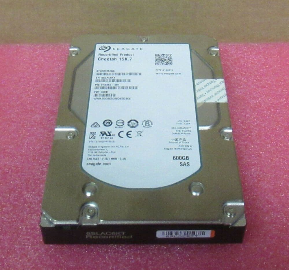 Seagate Cheetah 15K 7 Recertified 600GB 3 5" SAS 6GB 15K 16MB HDD ...
