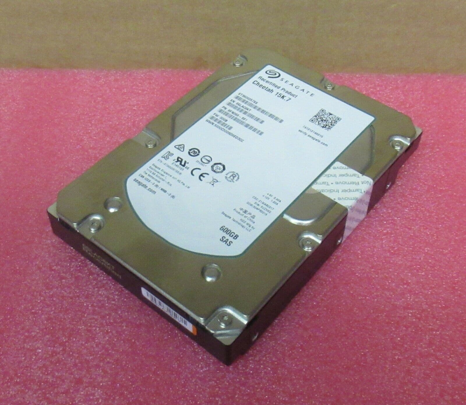 Seagate Cheetah 15K 7 Recertified 600GB 3 5" SAS 6GB 15K 16MB HDD ...