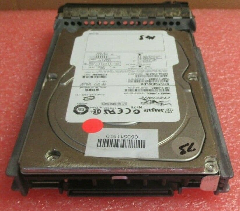 Seagate Cheetah 73GB 3 5" SCSI 10K Server Hard Drive HDD in Caddy ...