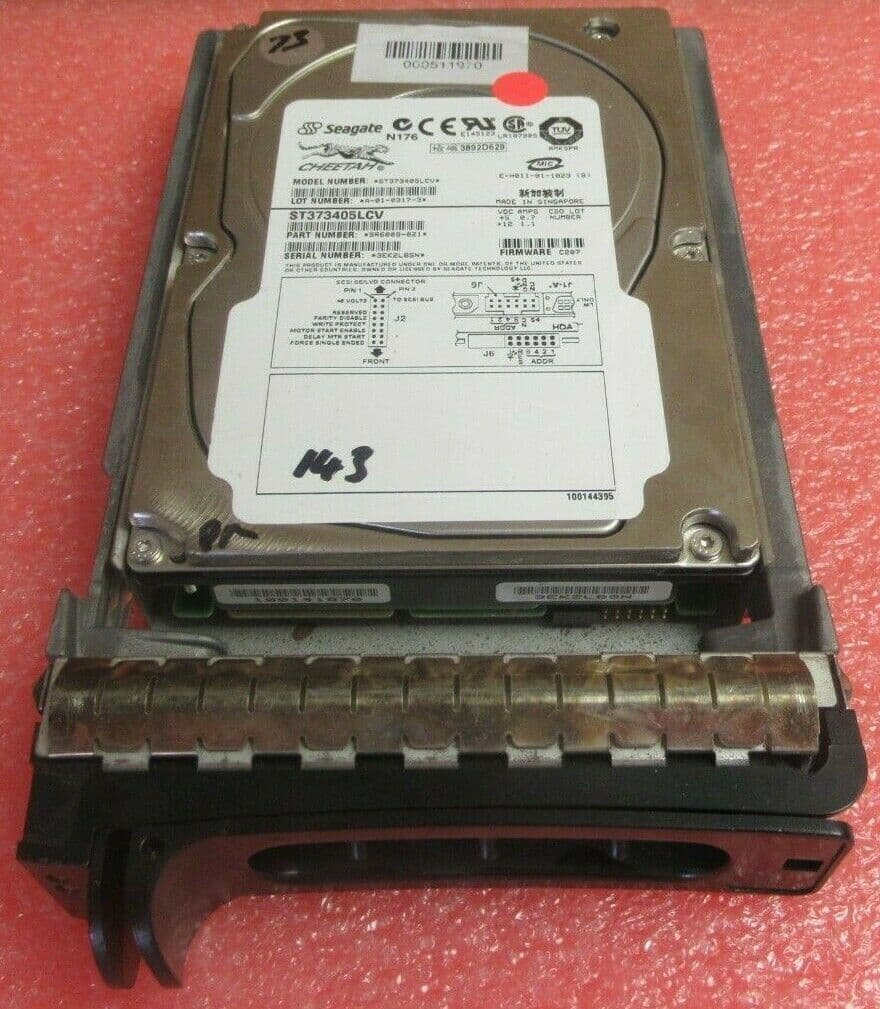 Seagate Cheetah 73GB 3 5" SCSI 10K Server Hard Drive HDD in Caddy ...
