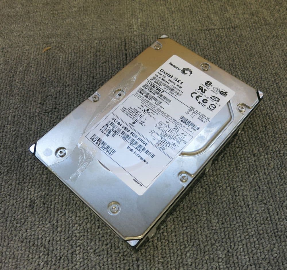 Seagate Cheetah ST336754LC 15K 4 36GB 15K RPM 8MB Ultra320 80pin 3 5 ...