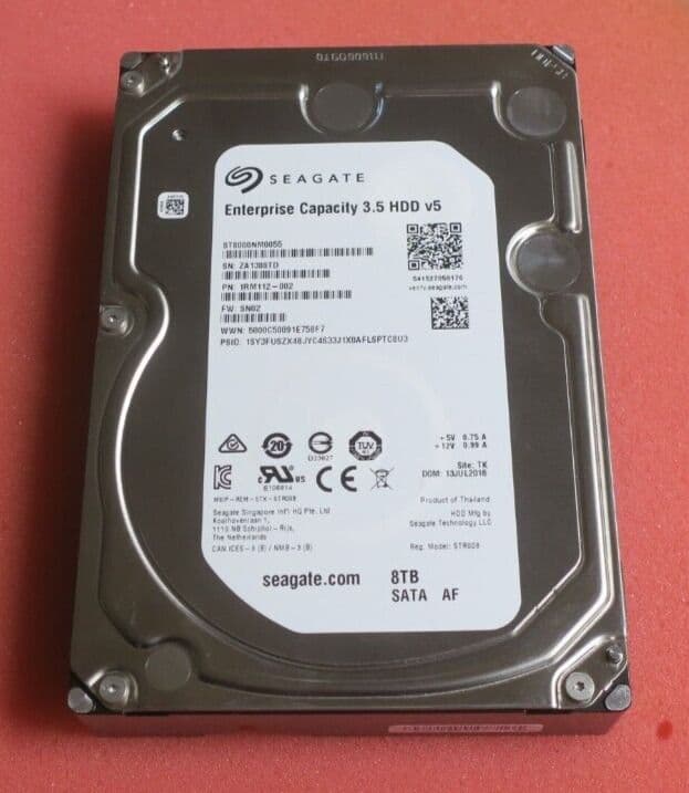 Seagate Enterprise Capacity v5 8TB 7 2K SATA 6G 3 5" Hard Drive HDD ...