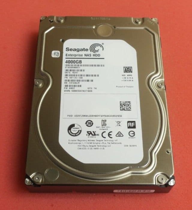 Seagate Enterprise NAS 4TB 7 2K SATA 6G 3 5" AF AN02 Hard Drive HDD ...