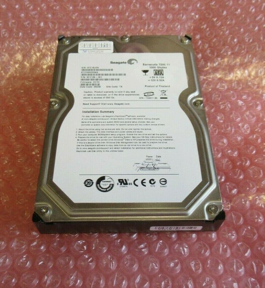 Seagate ST31000333AS Barracuda 7200 11 1TB 7200RPM SATA 32MB 3 5 ...