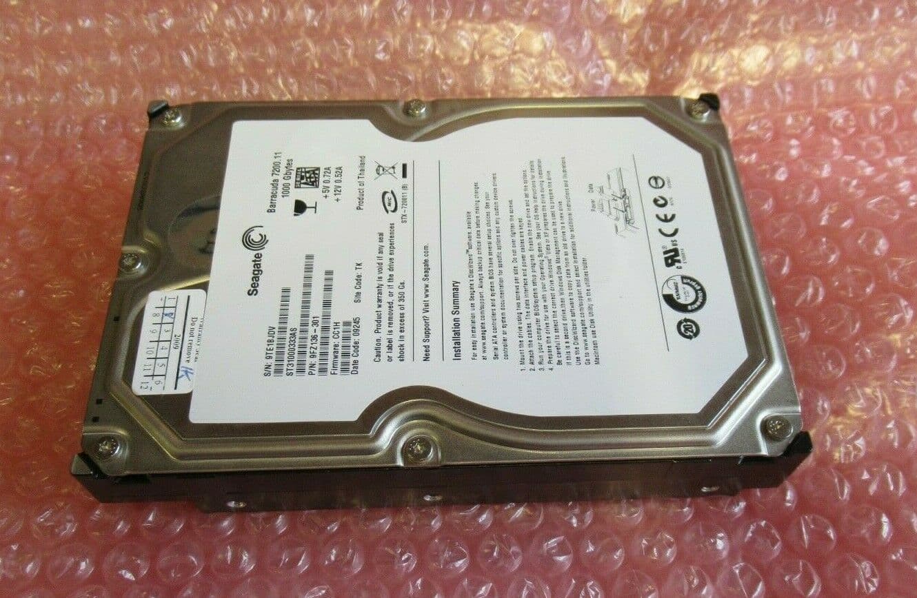Seagate ST31000333AS Barracuda 7200 11 1TB 7200RPM SATA 32MB 3 5 ...