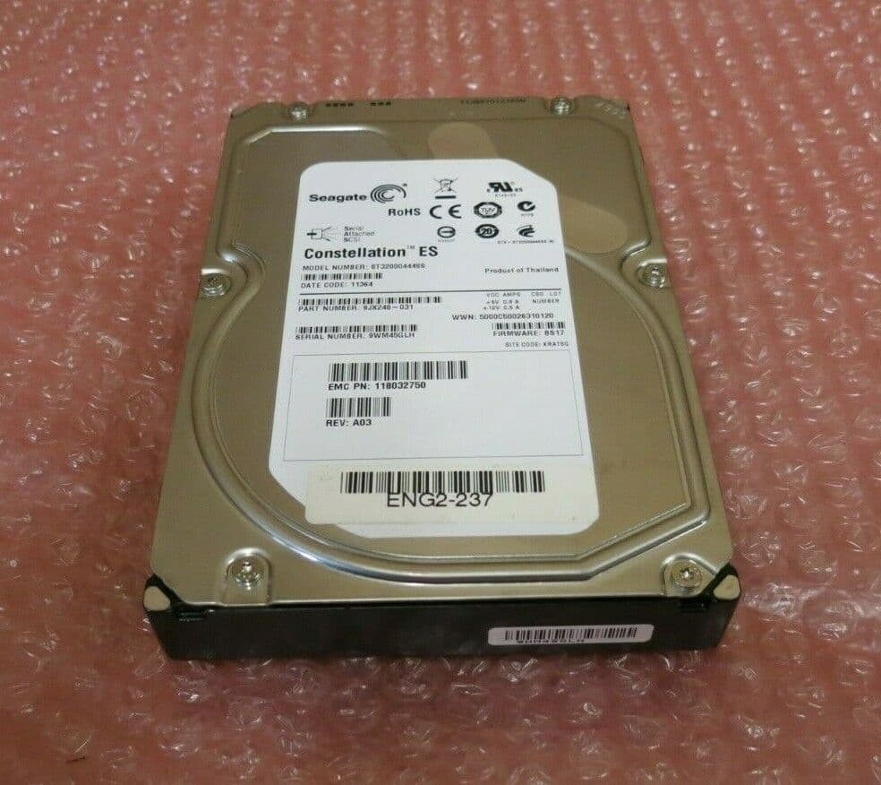 Seagate ST32000444SS 9JX248-031 Constellation ES 2TB 7200RPM SAS 16MB 3 ...