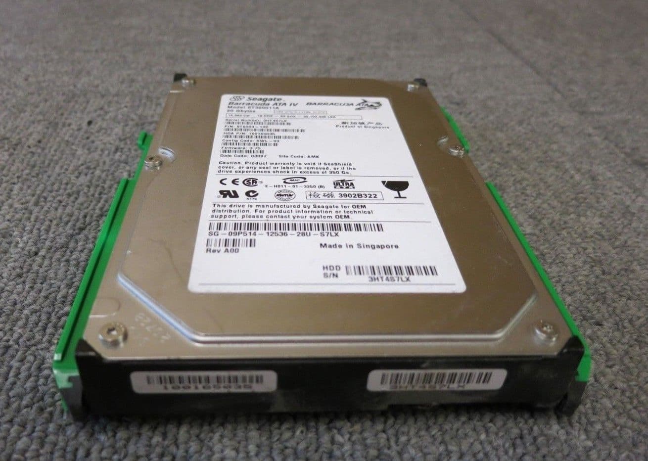 Seagate ST320011A 9T6004-132 Barracuda ATA 20GB 7200RPM 2MB 3 5 ...