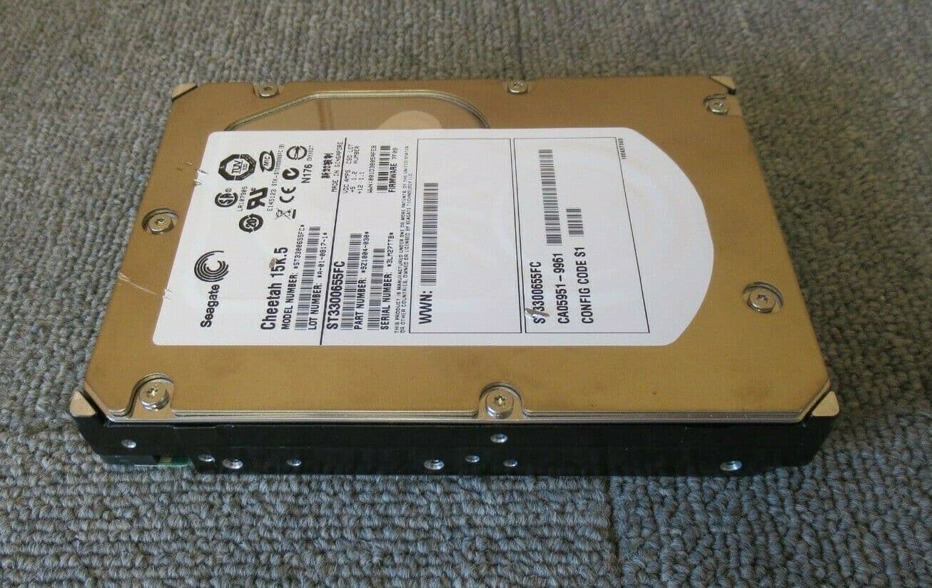 Seagate ST3300655FC Cheetah 15K 5 300GB 15000RPM FC 4Gbps 16MB 3 5 ...
