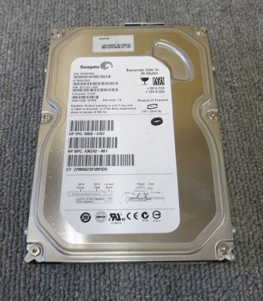 Seagate ST380815AS 9CY131-020 Barracuda 7200 10 80GB 7200RPM 8MB 3 5 ...