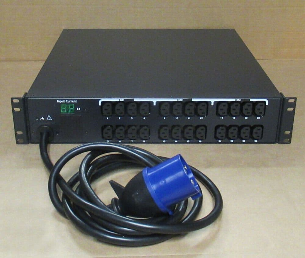 Servertech PRO2 POPS 24-Port Rack 32 Amp PDU Link C2XG24BN-EPLN5D0