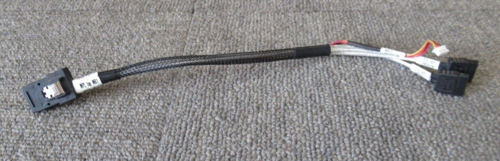 SFF-8087 To 2x SATA connectors Internal Mini-SAS To SATA Reverse Cable 27cm