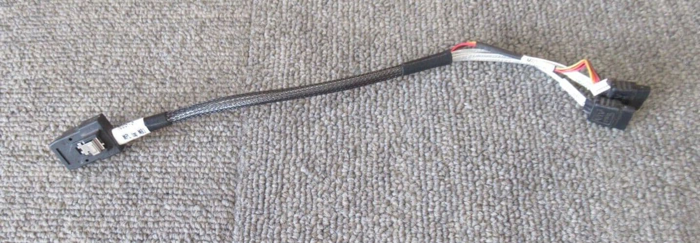 SFF-8087 To 2x SATA connectors Internal Mini-SAS To SATA Reverse Cable 27cm