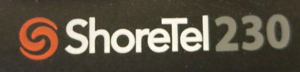 ShoreTel 230 IP VoIP Black Office Speakerphone Telephone With Stand ...