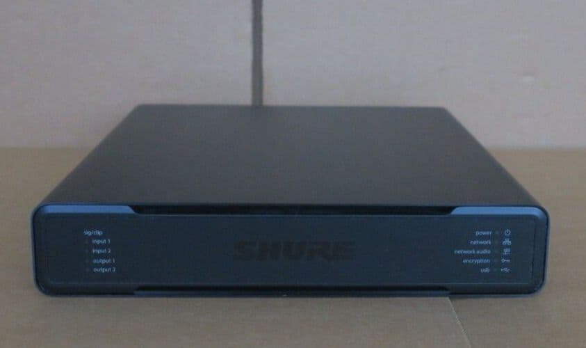 Shure P300 P300 Imx Audio Conferencing Processor Dante Poe With