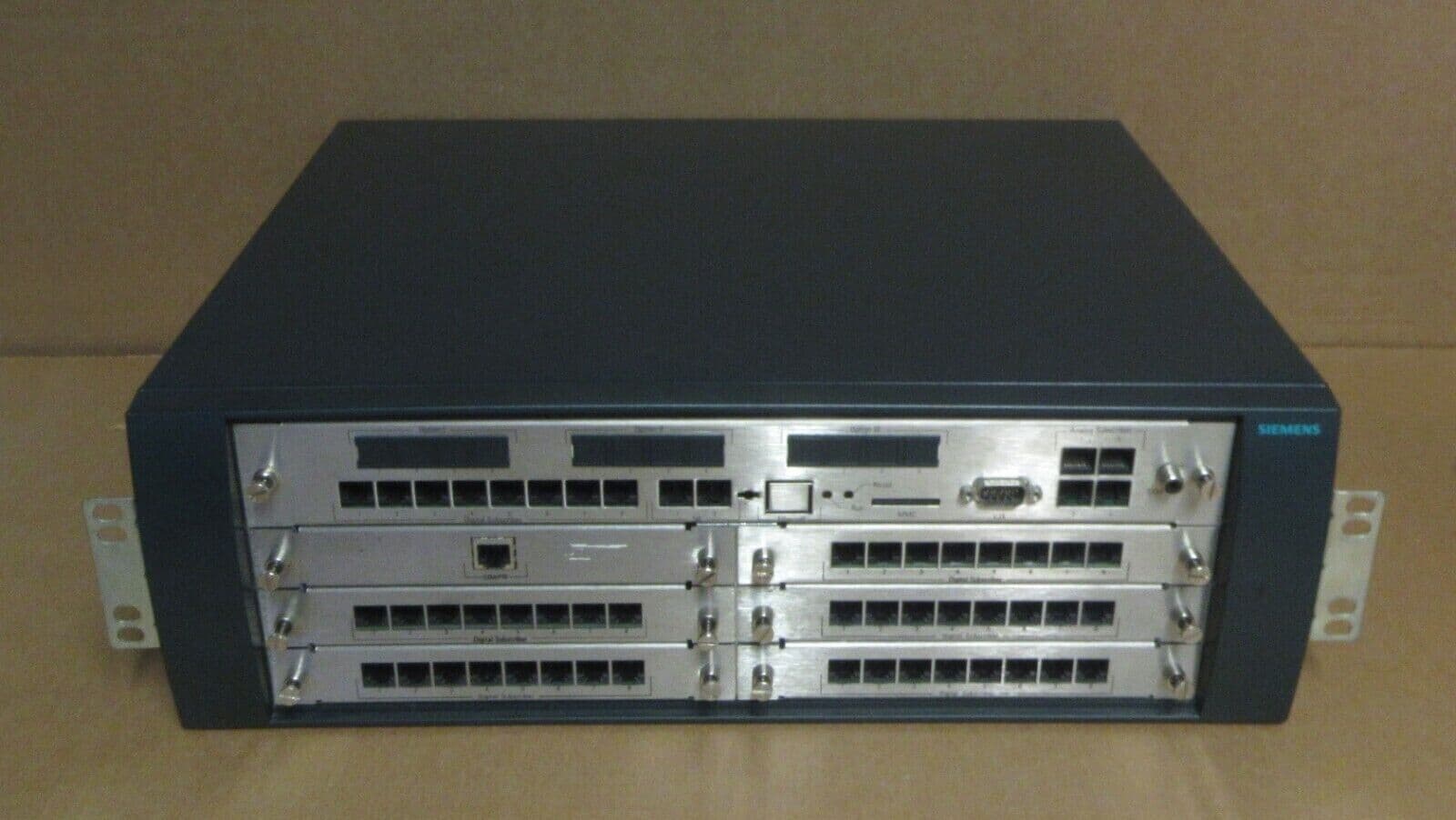 Siemens HiPath 3500 6-Slot Rack Mountable Telephone System 6x Modules