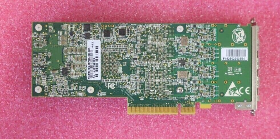 Silicom PE310G4SPI9L-XR-CX3 Quad Port 10Gb Ethernet SFP Network Server ...