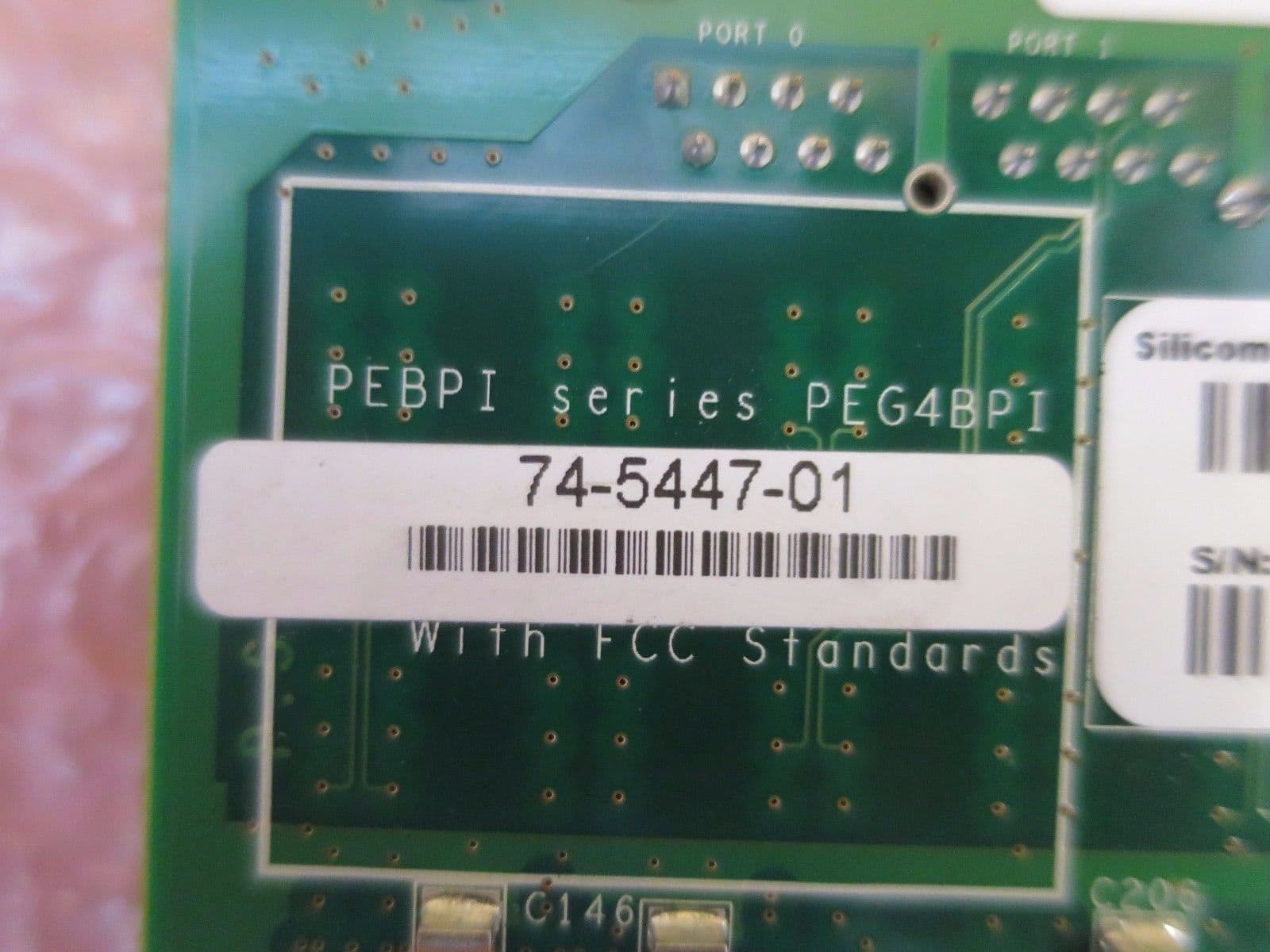 Silicom PEG4BPI PEG4BPI-CS-RoHS Quad Port Gigabit Ethernet Server NIC PCI-E Card