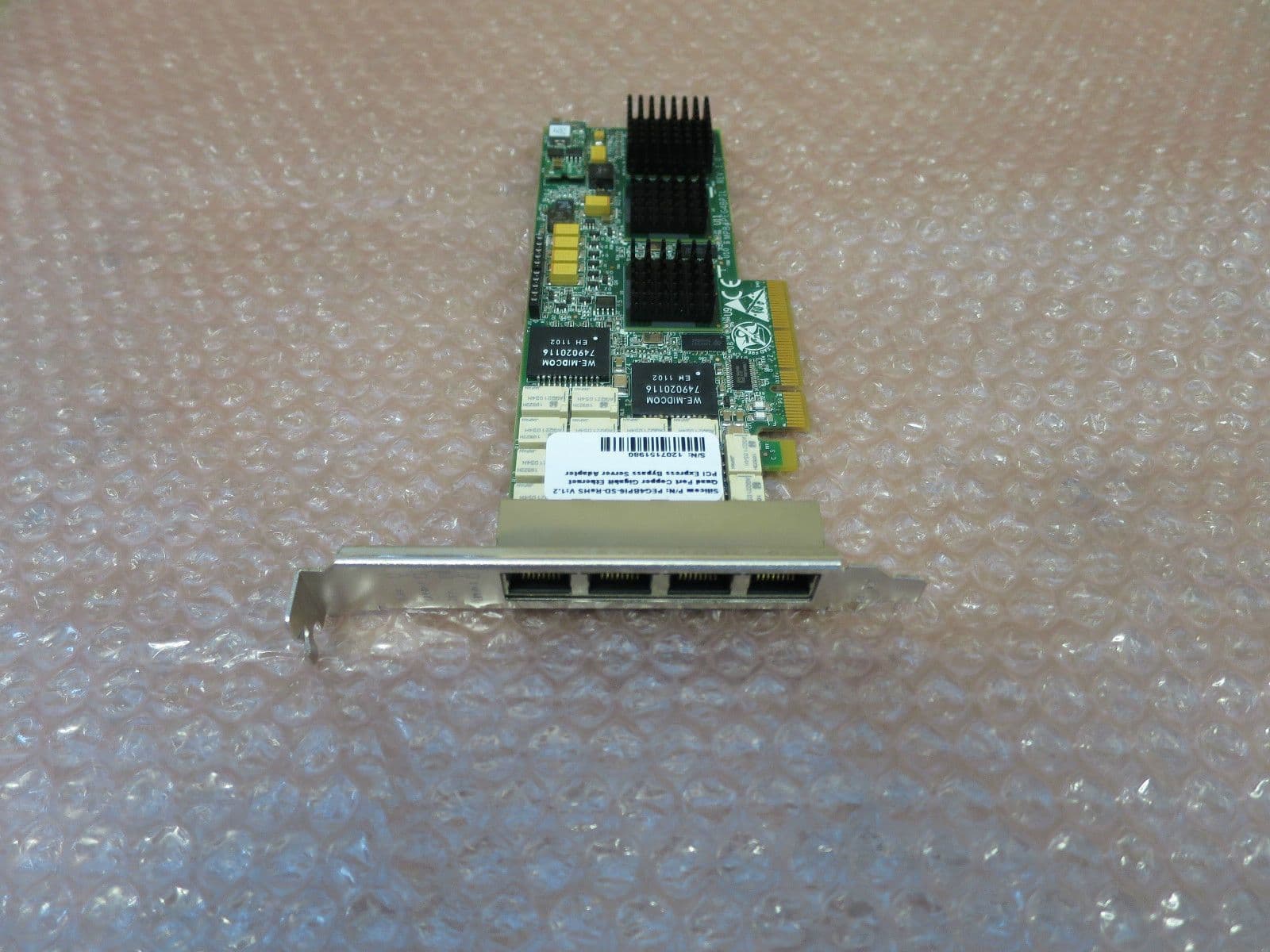 Silicom PEG4BPi6 Network Adapter PEG4BPi6-SD-RoHs PCI-E Quad Port Gibabit Bypass