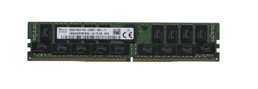 SK Hynix 32GB 2RX4 PC4-2400T DDR4 ECC RAM - HMA84GR7MFR4N-UH
