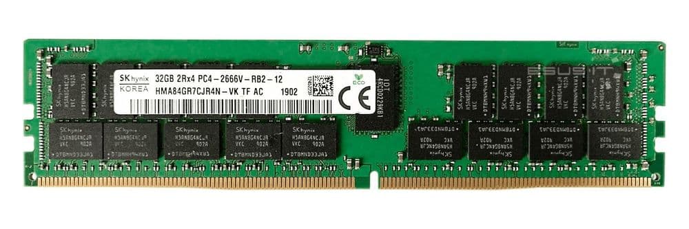 SK Hynix HMA84GR7CJR4N-VK 32GB DDR4-2666 RDIMM PC4-21300V-R ECC Reg Memory RAM