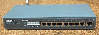 SMC EZ Switch 10/100 108DT 8-port Ethernet Network Switch 720 30644