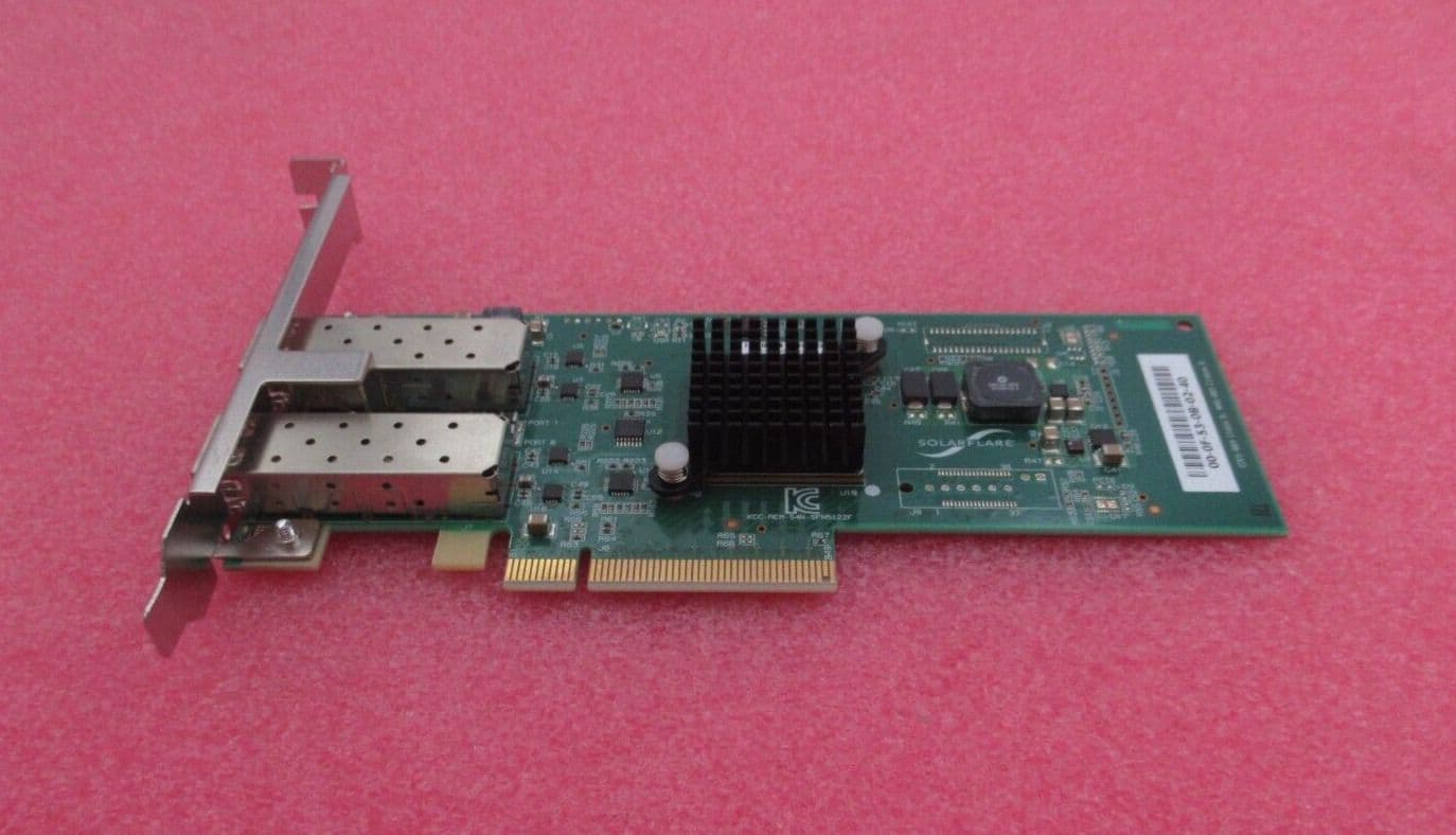 Solarflare SF329 10Gb SFP Dual Port Network Card SF329-9021-R6 FH Bracket