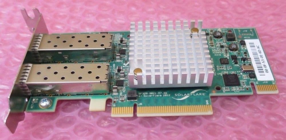 Solarflare SF329 10Gb SFP Dual Port Network Card SF329-9021-R7 HH Bracket