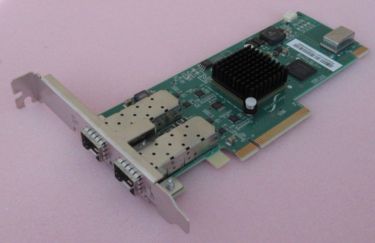 Solarflare SFN5322F Dual Port 10GbE SFP Enterprise Server Adapter Card