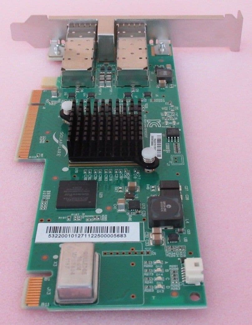 Solarflare SFN5322F Dual Port 10GbE SFP Enterprise Server Adapter Card