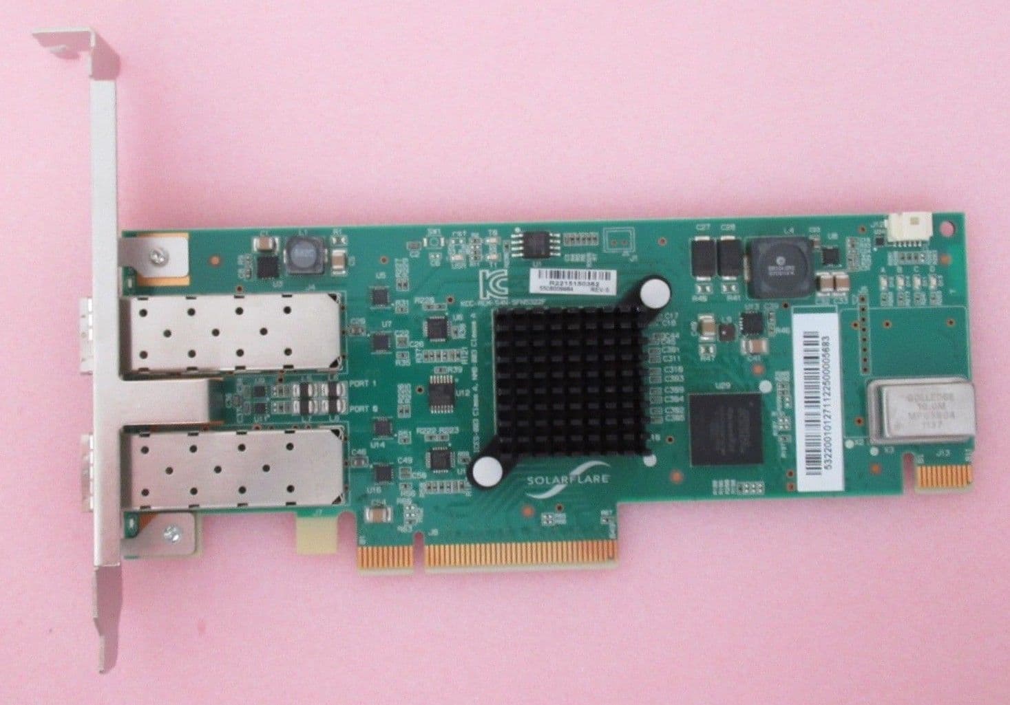 Solarflare SFN5322F Dual Port 10GbE SFP Enterprise Server Adapter Card