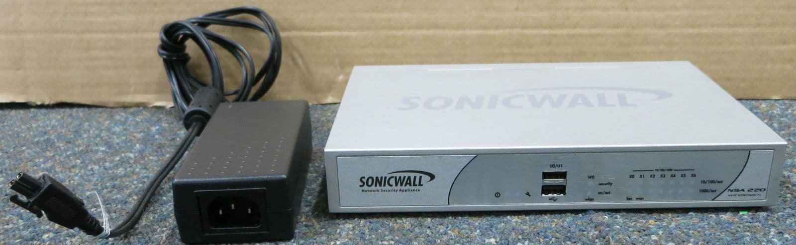 Sonicwall NSA 220 APL24-08F Wireless N Gigabit Network Security ...