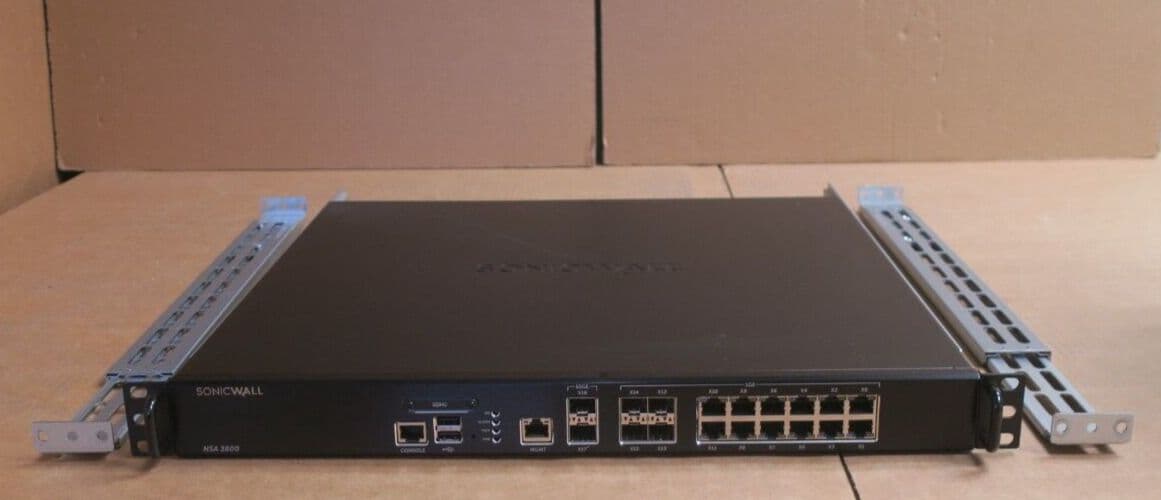 SonicWALL NSA 3600 1U Network Security Appliance 18-Port Firewall 1RK26-0A2