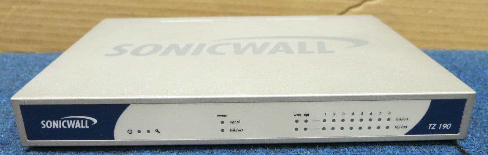 Sonicwall TZ 190 8 Port Secure Firewall Network VPN Device APL18-045 No PSU