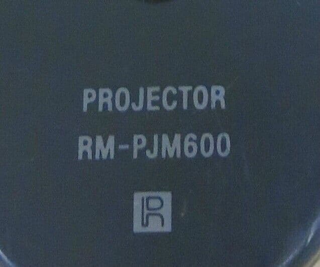 Sony RM-PJM600 VPL Projector Infra Red Remote Control APA Menu Laser ...