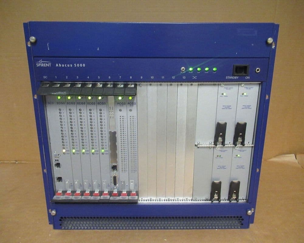 Spirent Abacus 5000 IP Telephony Test System 13-Slot Rackmount Chassis