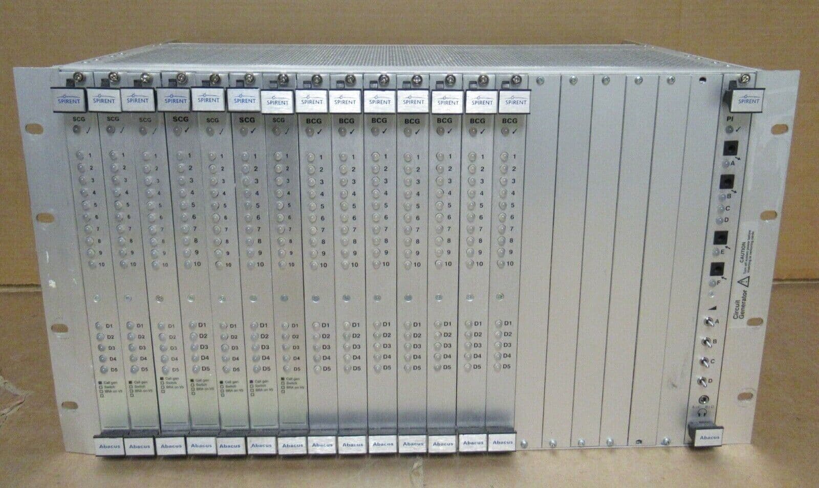 Spirent Abacus Circuit Generator Network Simulator With 30x Interface ...