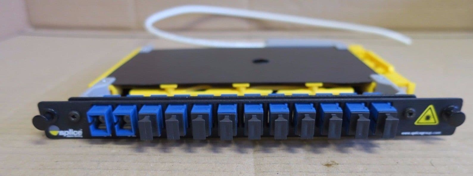 SpliceGroup Fibre Optic Rack Mount - Patch Panel 19" - 1U 12 Ports