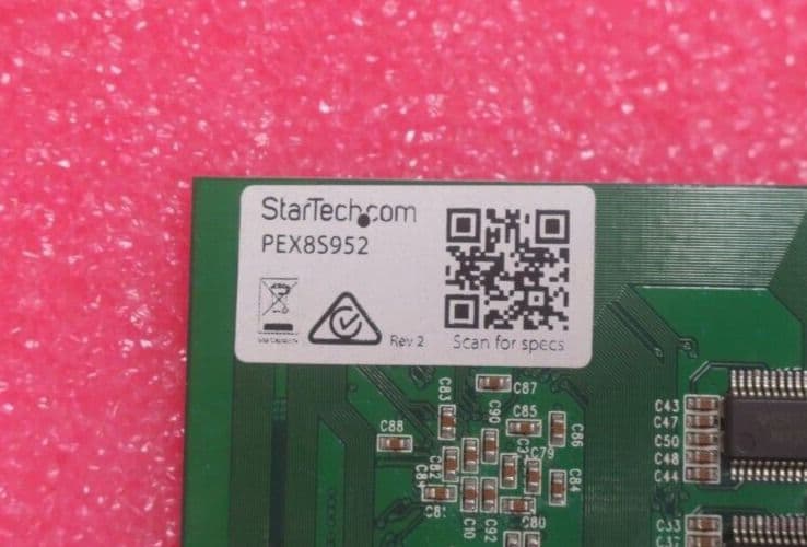 StarTech 8-Port PCIe x1 RS232 Serial Adapter Card PEX8S952 Full Height ...