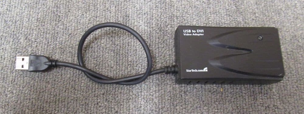 StarTech D6E3F5TI96 USB2DVI USB To DVI Dual Multi Monitor Video Adapter