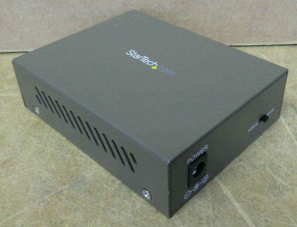 StarTech Gigabit Single Mode Fiber Ethernet Media Converter SC 15km MCMGBSC15