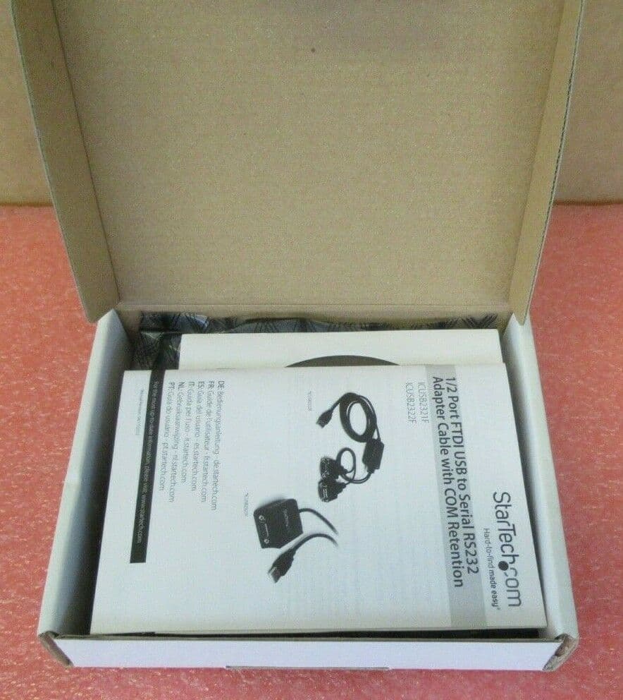 StarTech ICUSB2321F - USB To Serial 1 Port RS232 To USB Adapter Cable