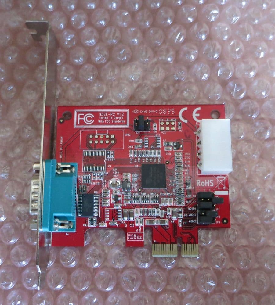 StarTech PEX1S952 RS232 1 Port Native PCI Express I/O Serial Adapter Card