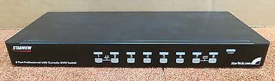 Startech Starview 8-Port Professional USB-Console KVM Switch 1U SV831DUSBU