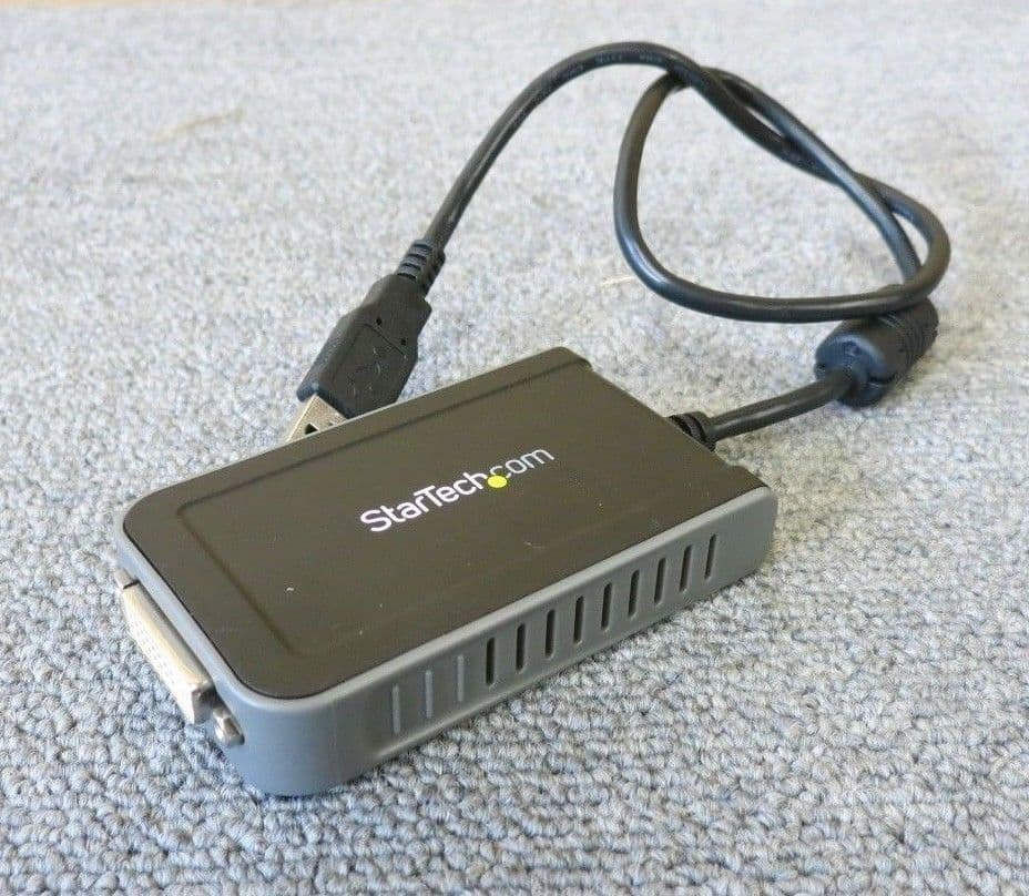StarTech USB2DVIE2 USB to DVI External Dual or Multi Monitor Video Adapter