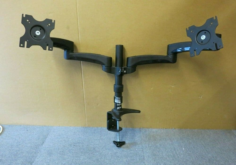 Startech com ARMDUAL Desk Mount Articulating Dual Monitor Screen TFT ...