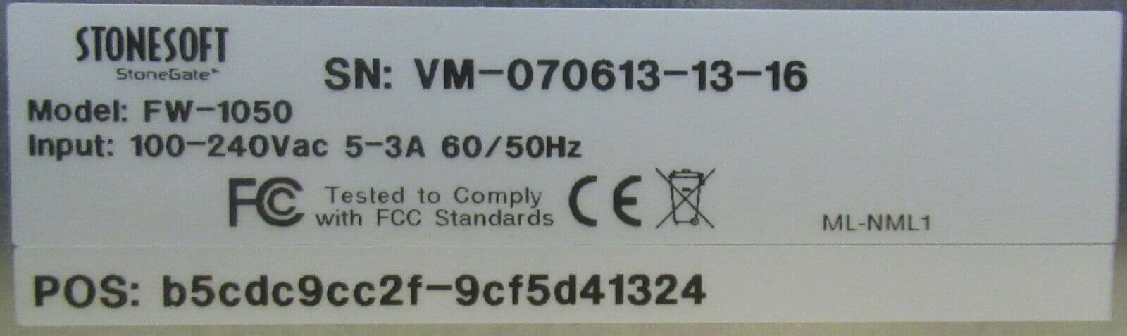 Stonesoft FW-1050 Celeron 430 1 8GHz 1GB 250GB Network Firewall VPN ...