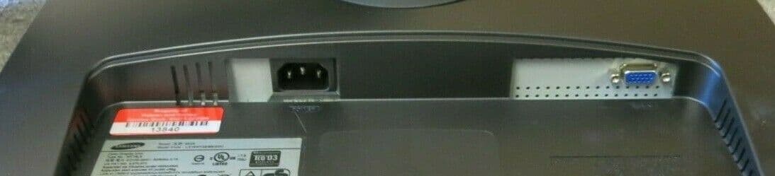 Sumsung SyncMaster 943N LS10MYAKBB/EDC 19" LCD TFT Black VGA Widescreen ...